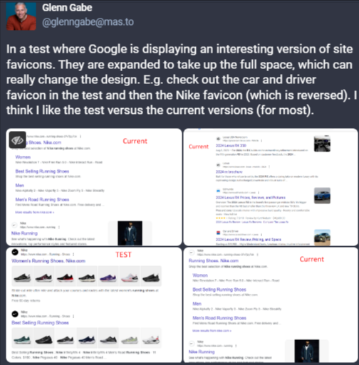 Google Is Currently Experimenting With Favicons